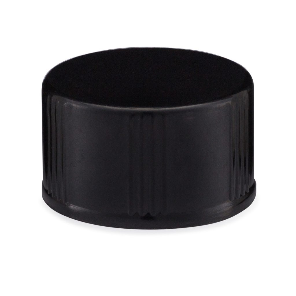 13-425 Black Phenolic Caps (Unlined) (1 dram) – Victorie Pack