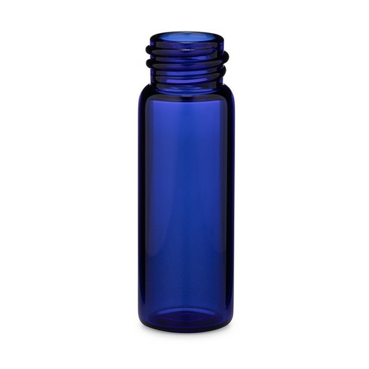 1 Dram (4 ml) Blue Glass Screw Top Vials Cap Size 13-425 - Victorie Pack